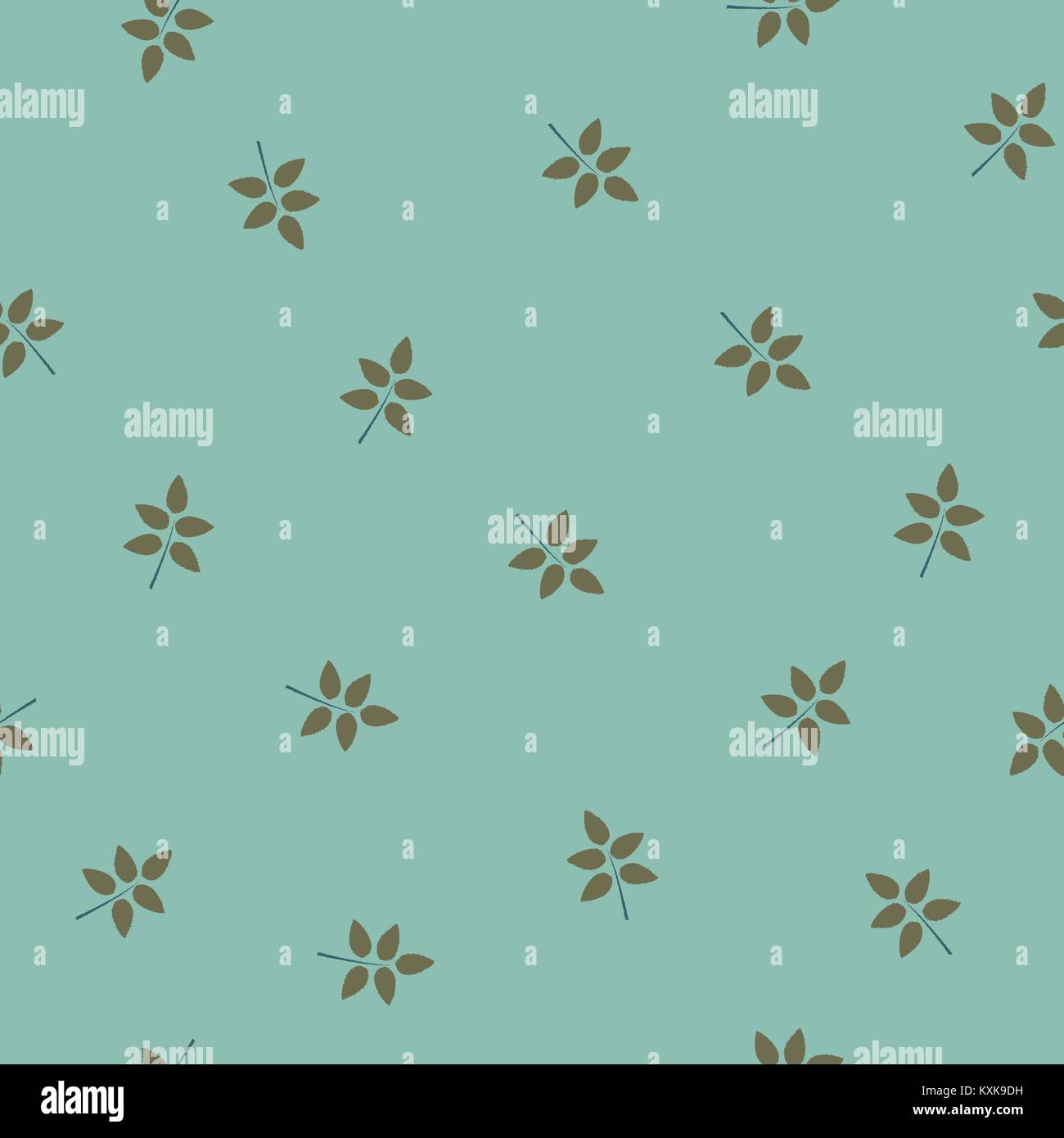 Repeating leaf pattern hi-res stock photography and images - Alamy