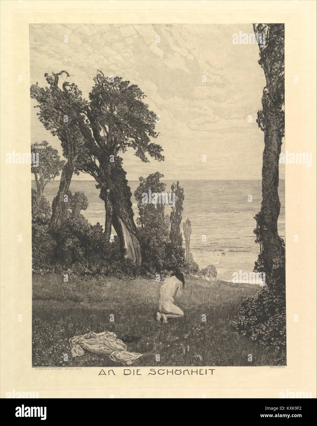 Artwork 'An die Schönheit' from the series 'Vom Tode', held at the ...