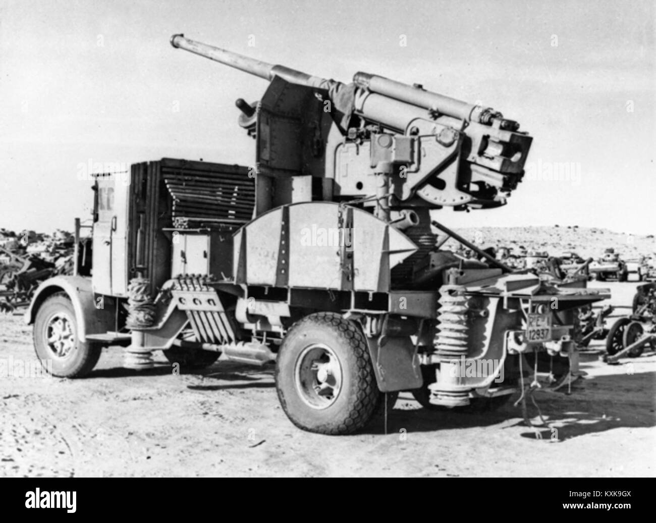 Ww2 italian military vehicles Black and White Stock Photos & Images - Alamy