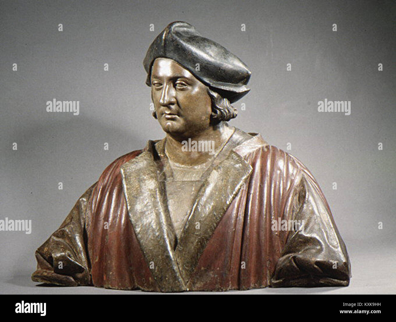 A portrait of an unidentified man, possibly a Florentine merchant ...