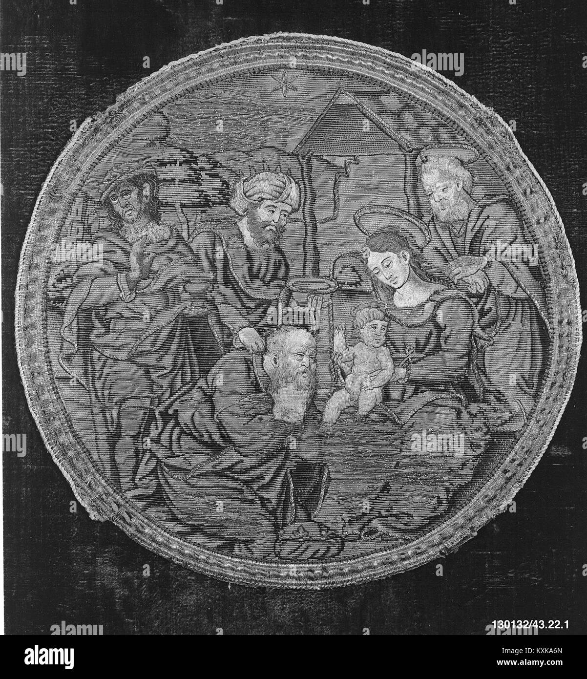 Appliqué textile art from the Metropolitan Museum of Art, featuring ...