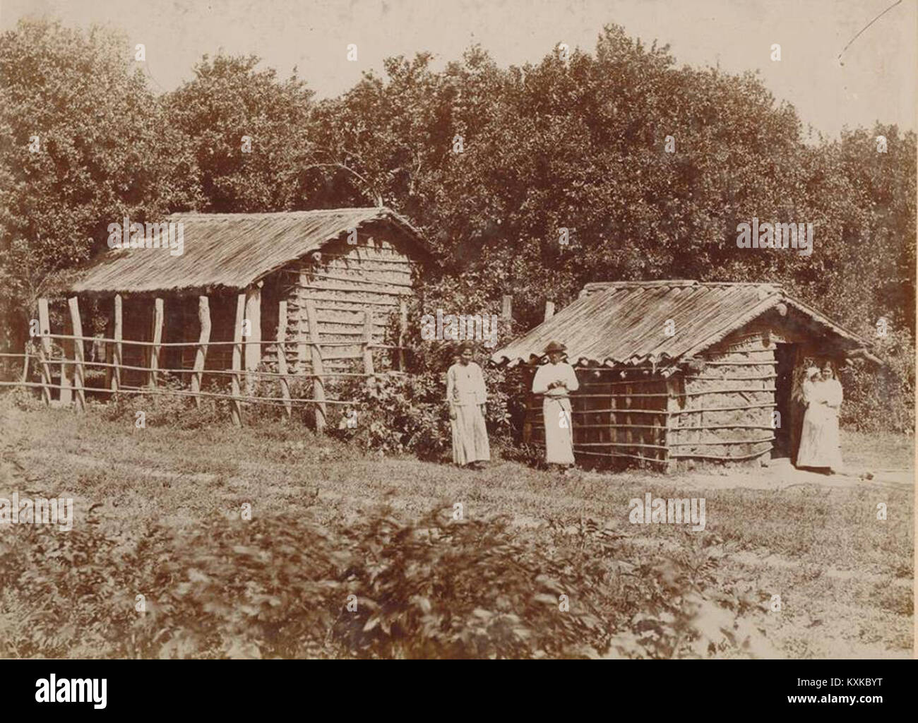 This archival image from Argentina's General Archive depicts a ranch in ...