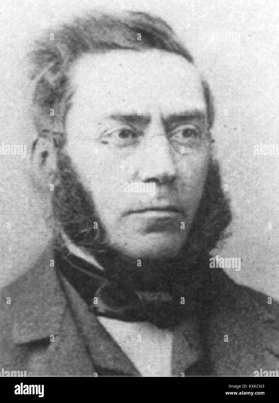 Portrait of Arenstein József, a Hungarian historical figure ...