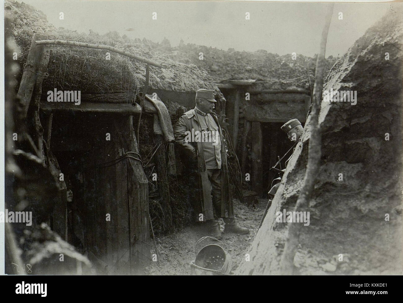 The 'Barbara' artillery observation post, located east of Jezierna, is ...