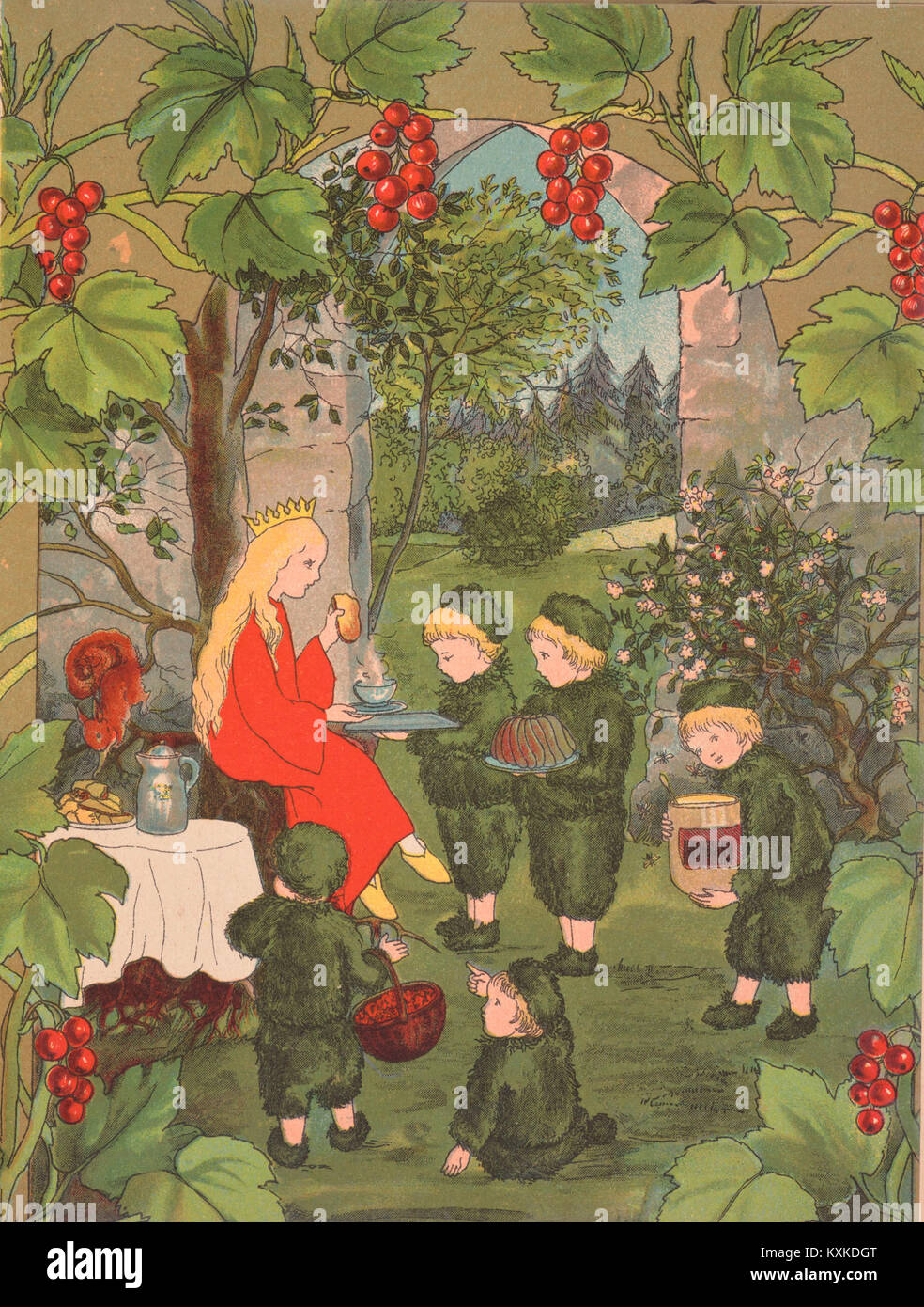 Artur Oppman's *Leśna królewna* is a Polish literary work featuring ...