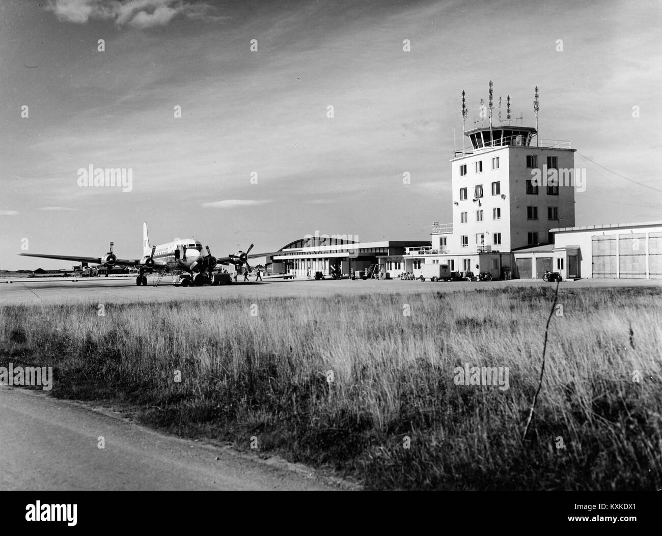Bodö Airport BOO, Bodø Airport BOO, Norway 1960 Stock Photo - Alamy