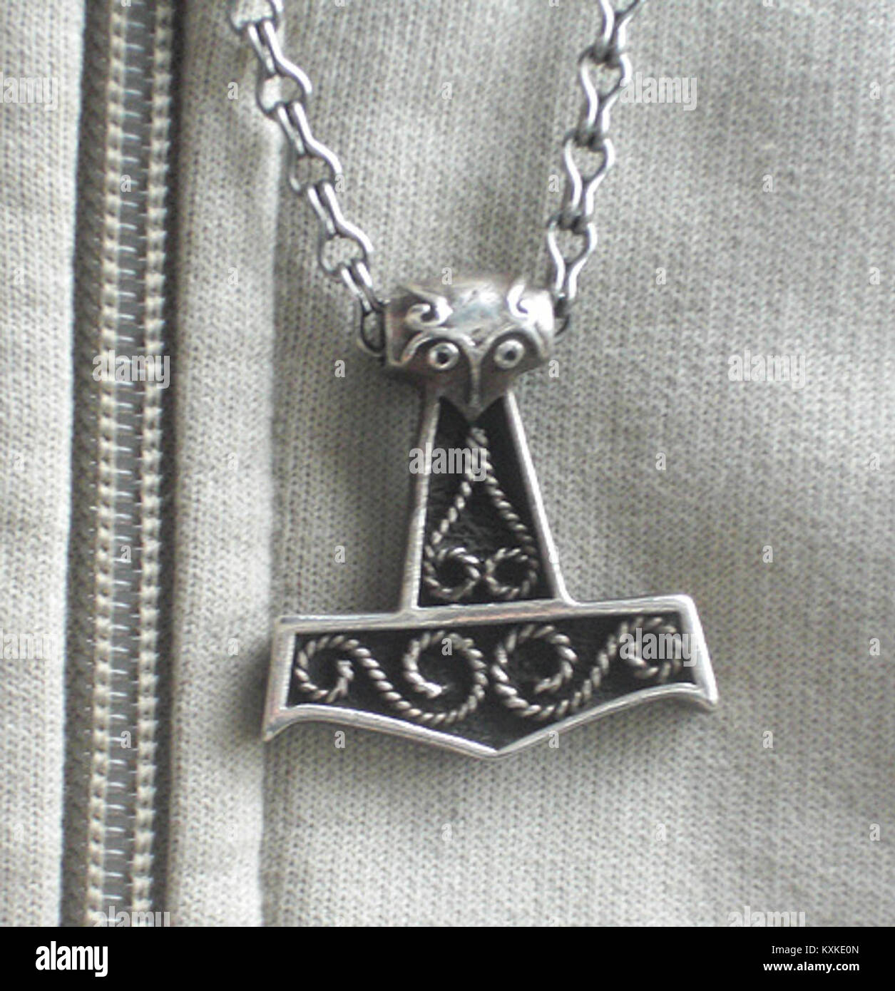 Thors hammer amulet hi-res stock photography and images - Alamy