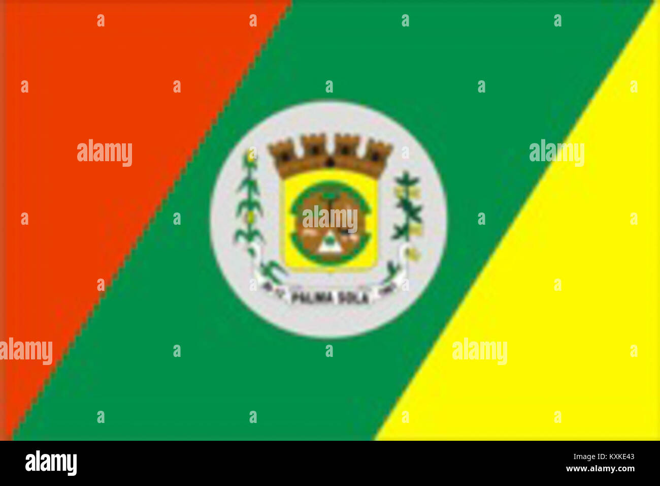Bandeira do município de Palma Sola - SC Stock Photo - Alamy