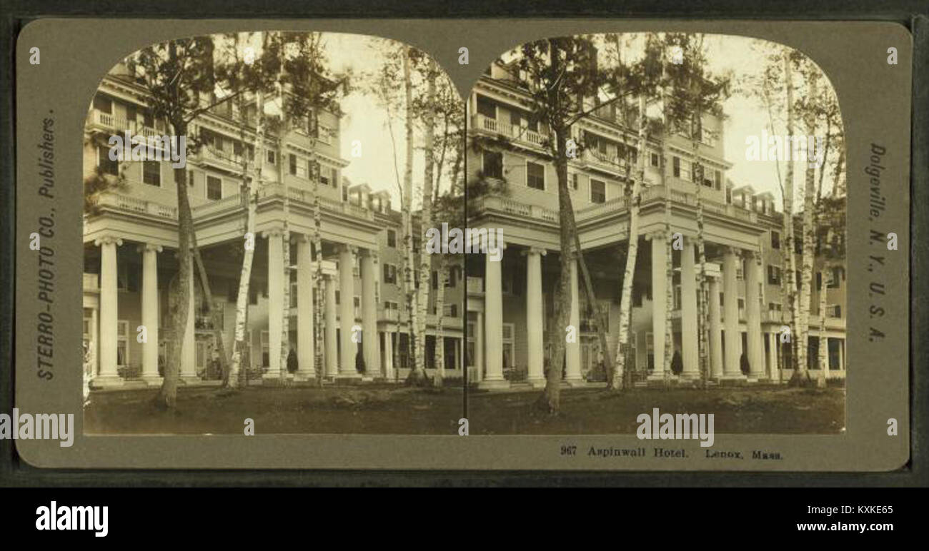 Aspenwall hotel, Lenox, Mass, by Sterro-Photo Co Stock Photo - Alamy