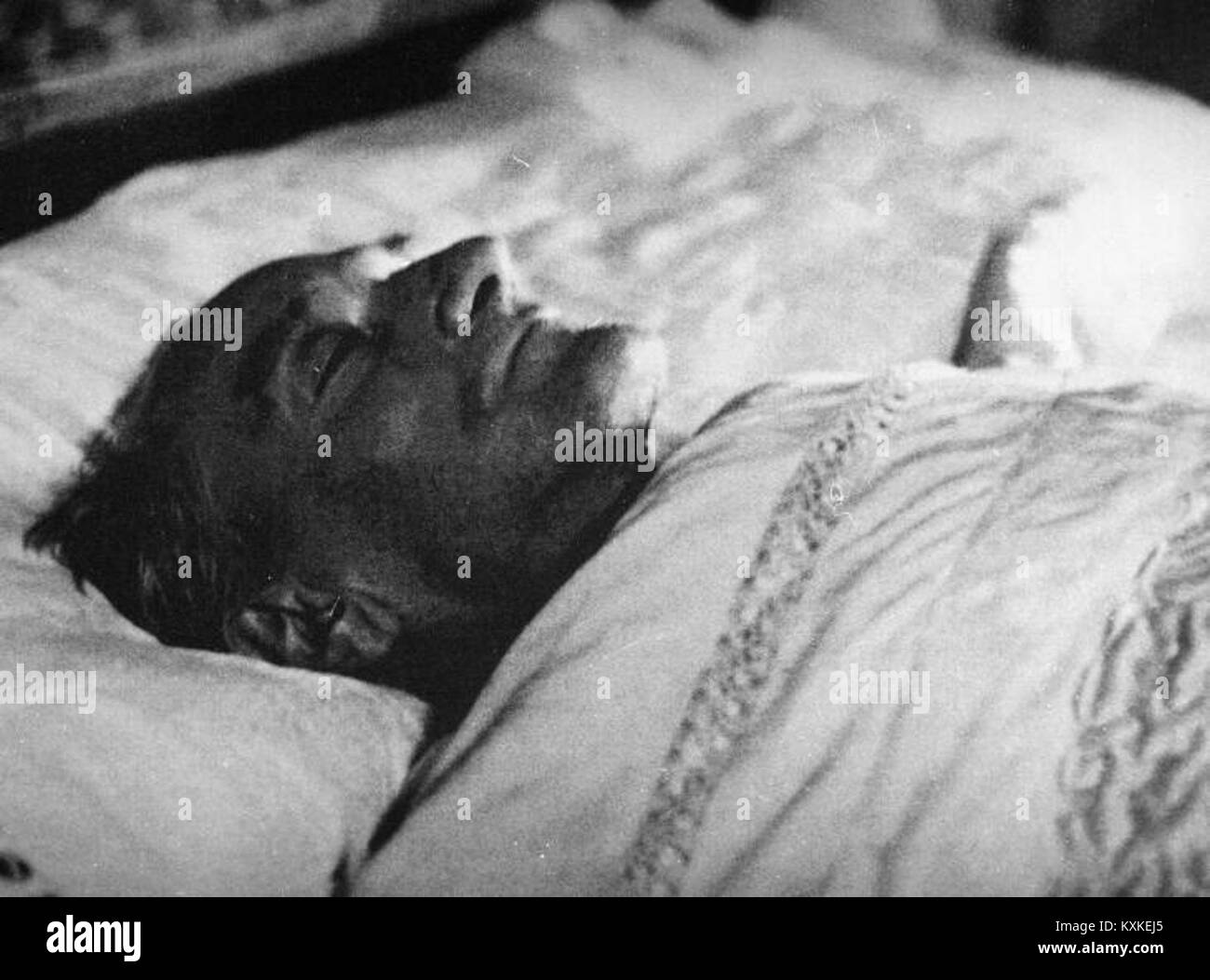 A photograph or document related to the death of Mustafa Kemal Atatürk ...