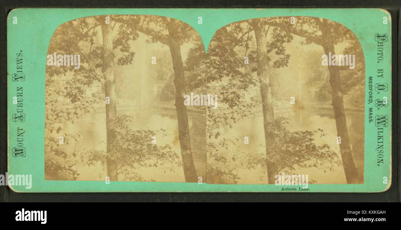 Auburn lake, by O. R. Wilkinson Stock Photo - Alamy