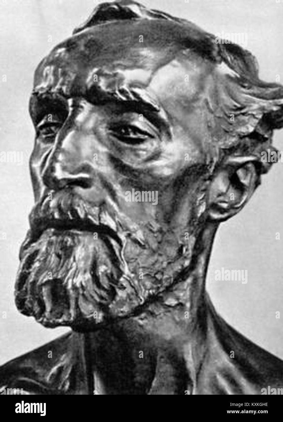 Bust by auguste rodin Black and White Stock Photos & Images - Alamy