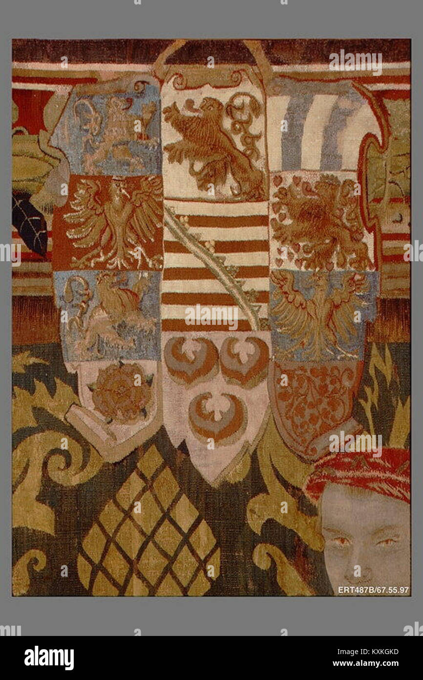 A portrait of Augustus I, Elector of Saxony, who ruled from 1553 until ...