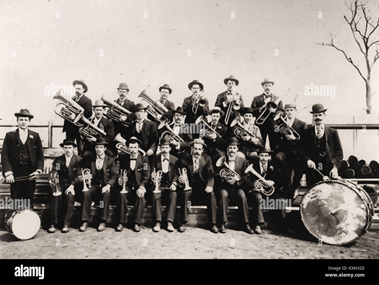 Australia Boulder Mines Band, 1899 Stock Photo - Alamy