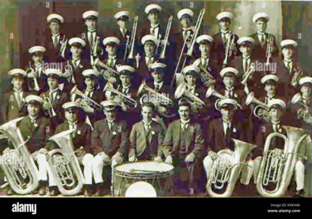 Australia Tanunda Town Band, 1925 Stock Photo - Alamy