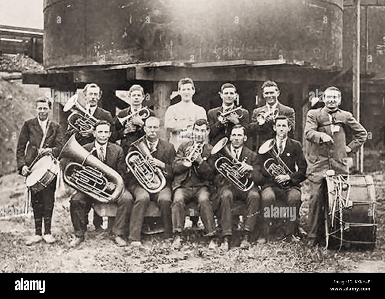 The Australia Whyalla Brass Band in 1917 captured a moment of musical ...