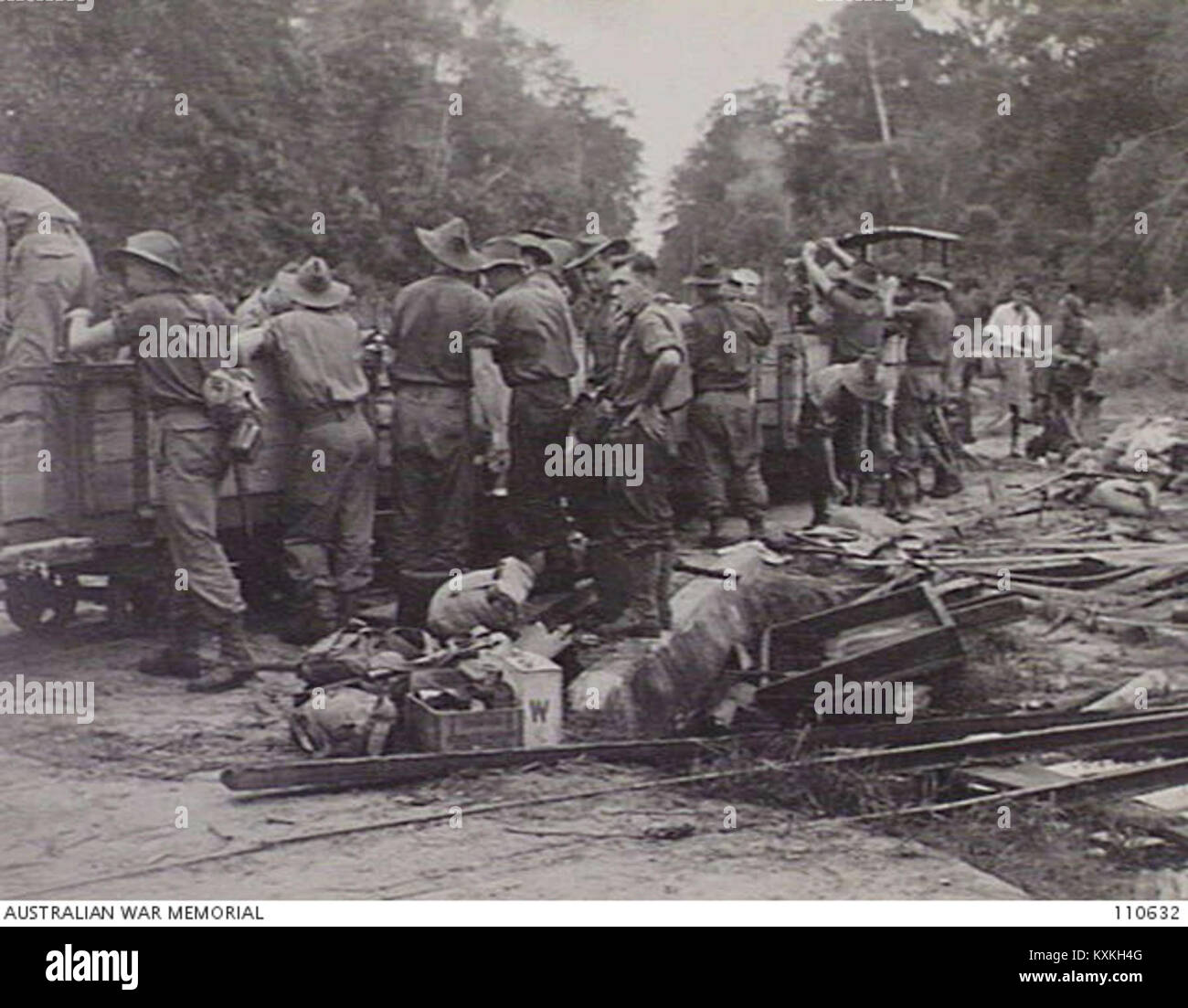 This image shows the Australian 14th Platoon, 2nd Battalion, 17th ...