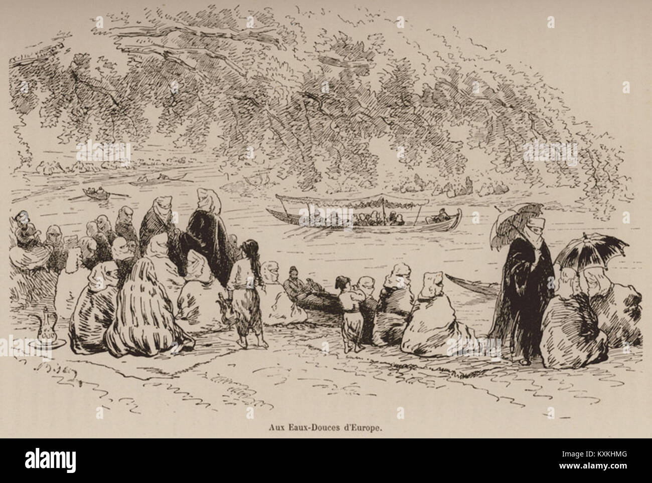 'Aux Eaux-Douces d'Europe' by Edmondo De Amicis, published in 1883, a ...