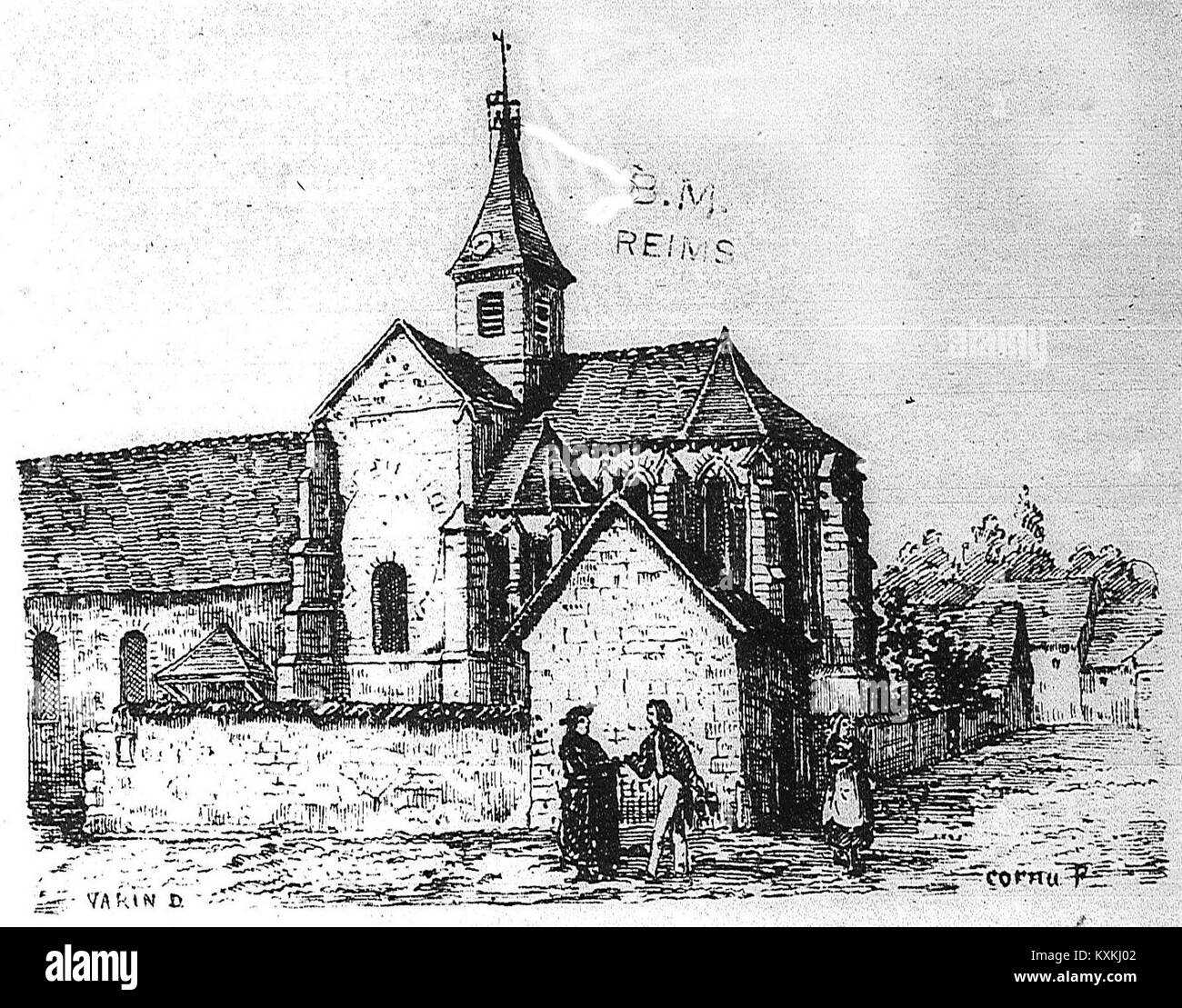 Avize Church, captured by Varin BMR 70 359, is a historic church ...