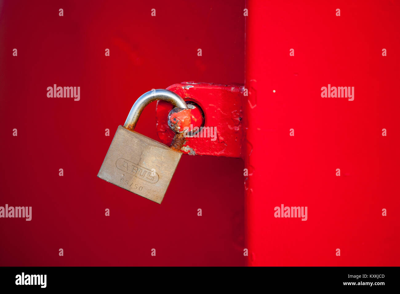 concept lock safely closed doors Stock Photo - Alamy