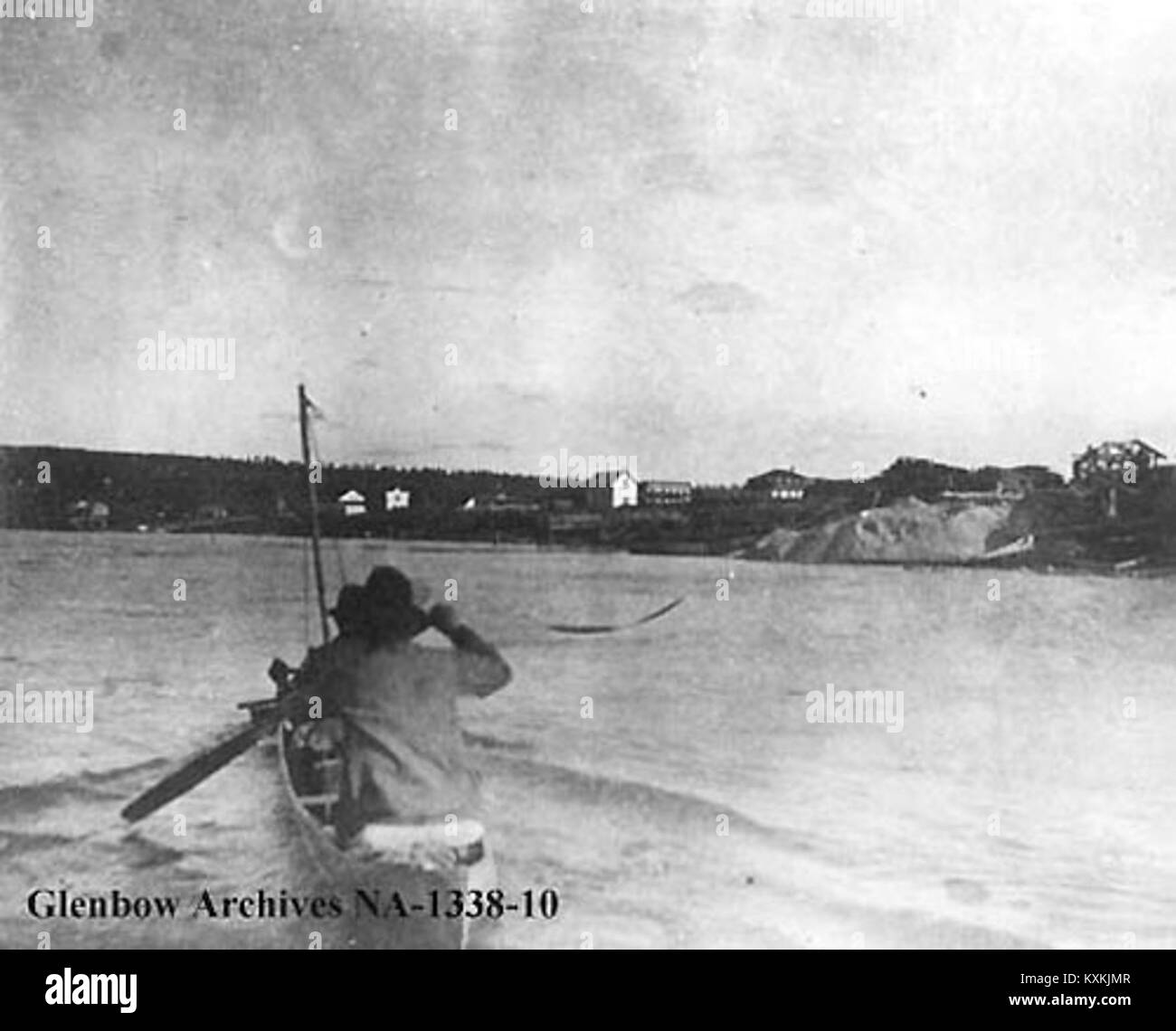 Canada canoe Black and White Stock Photos & Images - Alamy