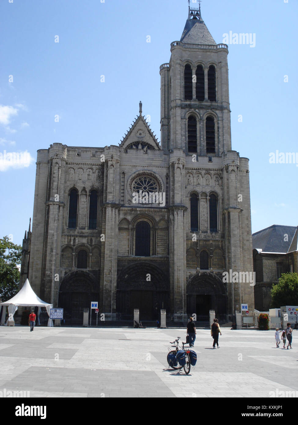 The Basilica of Saint-Denis in Paris, France, is known for its ...