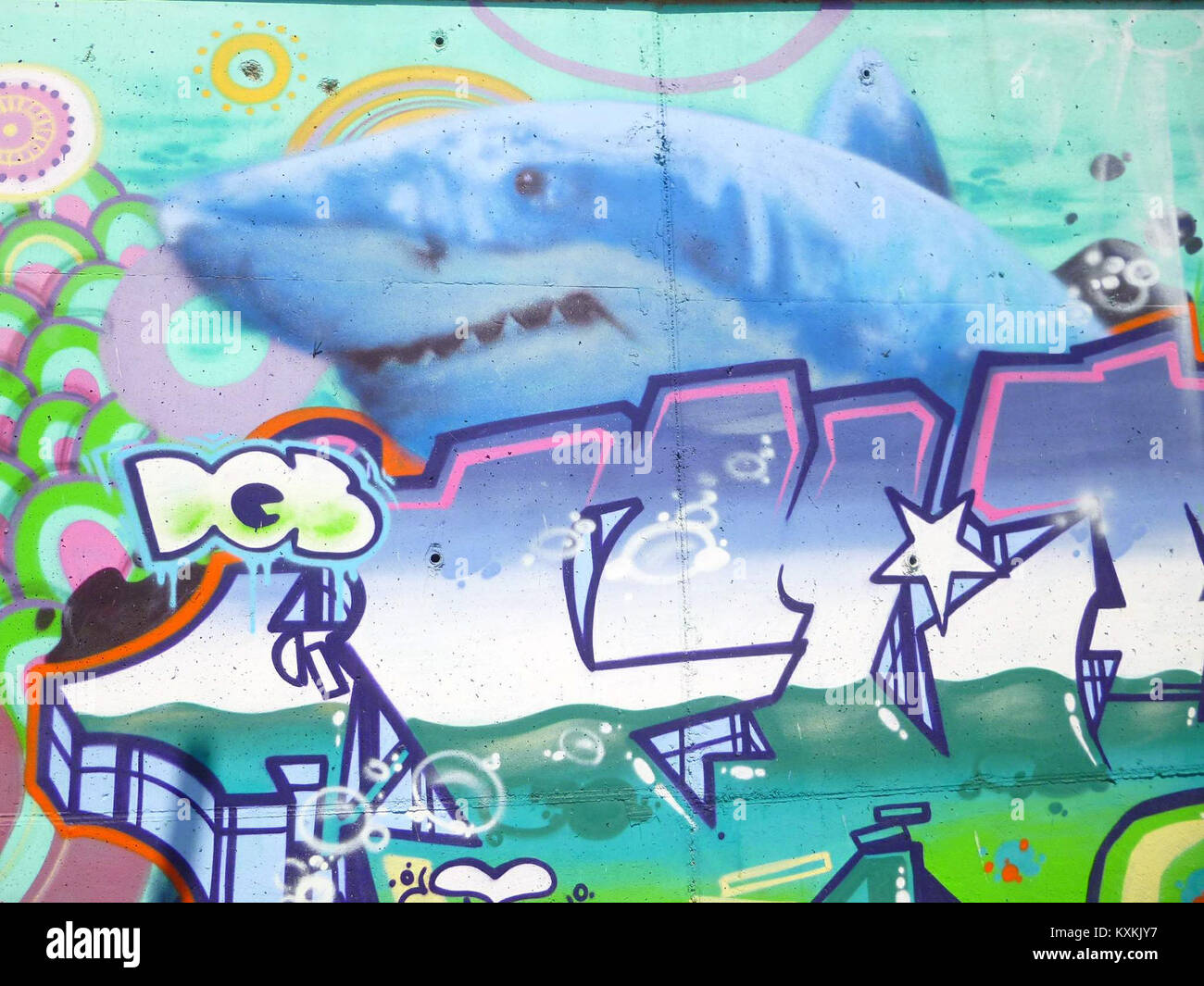 A Coruña - Graffiti 18 Stock Photo - Alamy