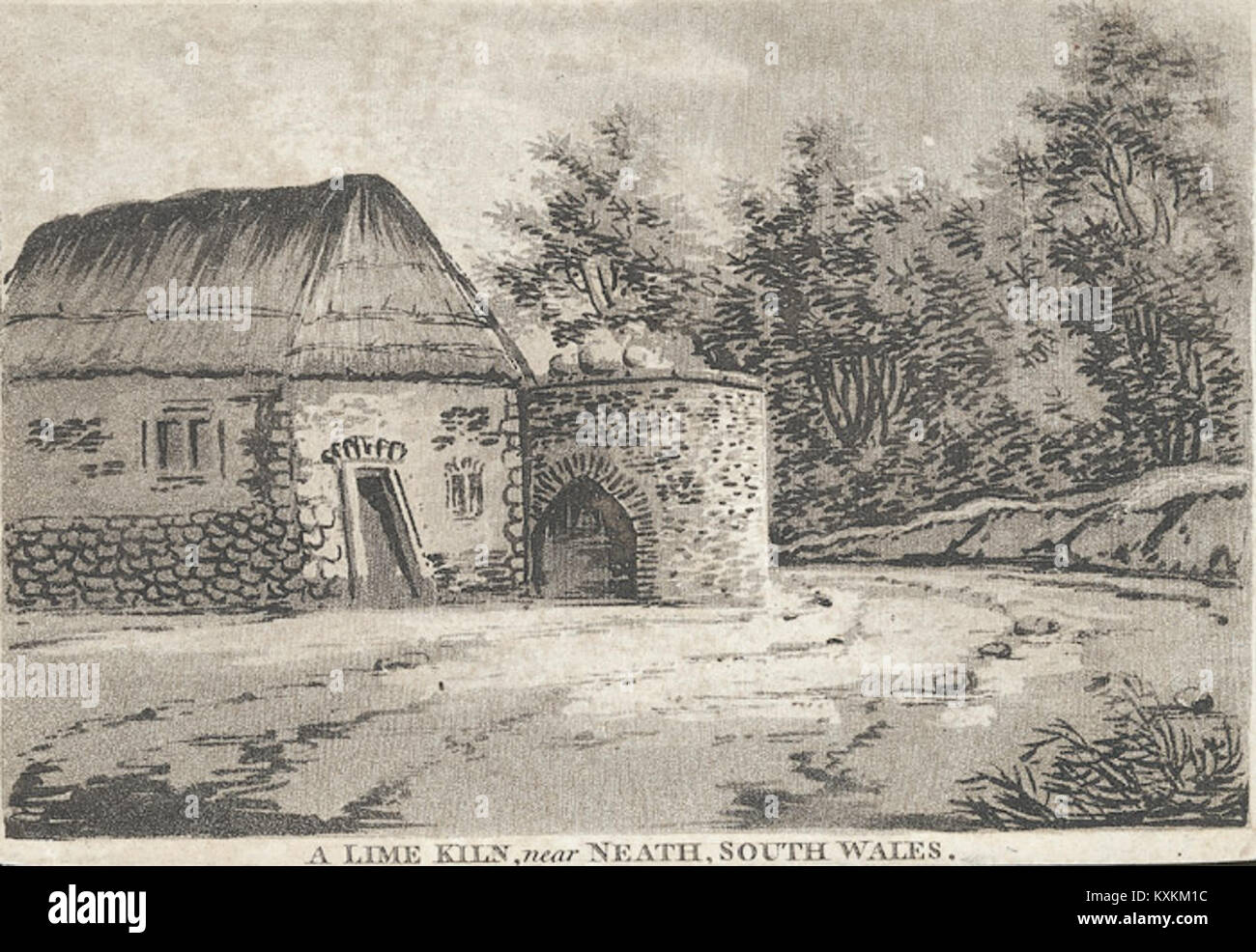 Lime kiln illustration hi-res stock photography and images - Alamy