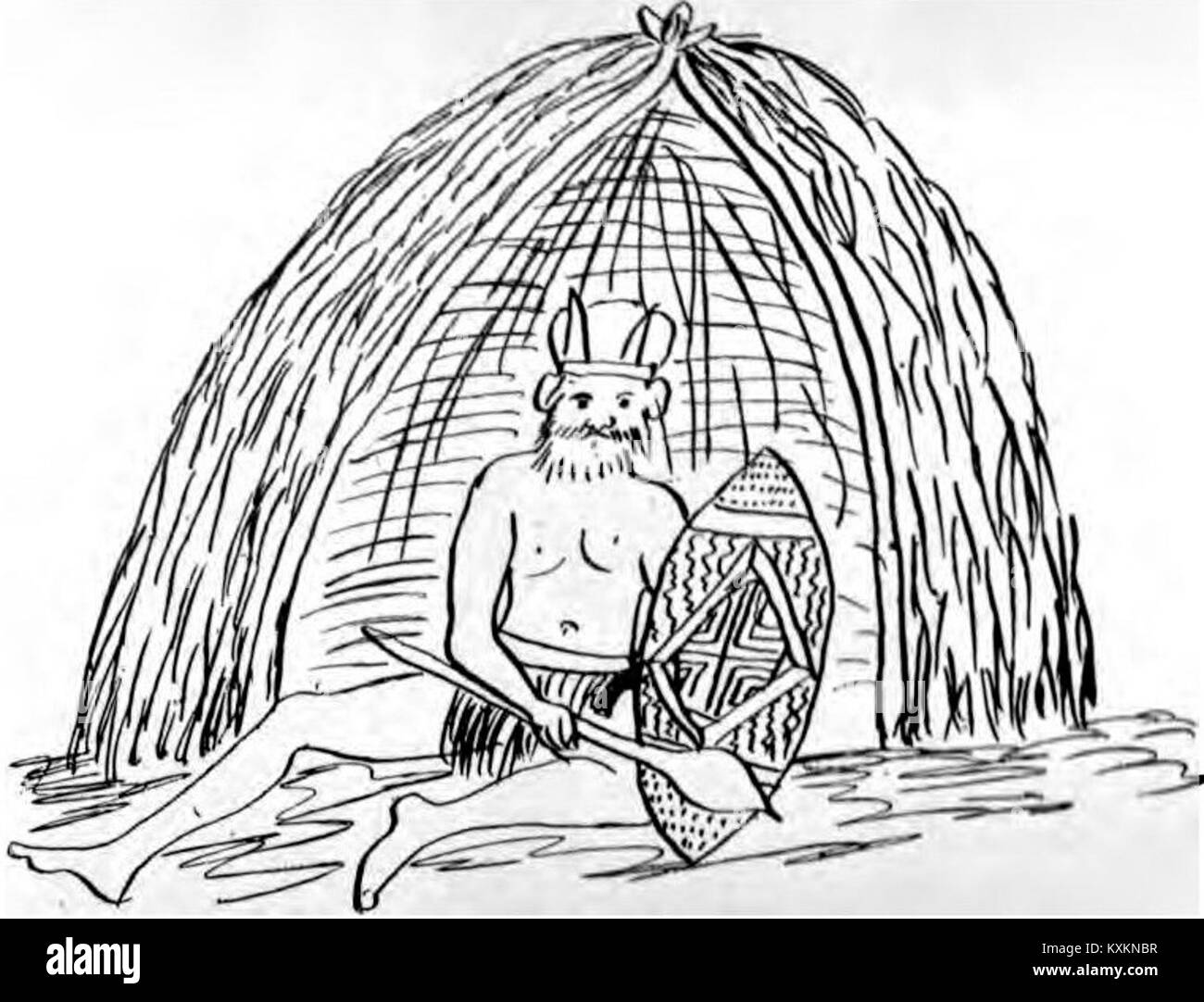 Native ceremonial attire Black and White Stock Photos & Images - Alamy