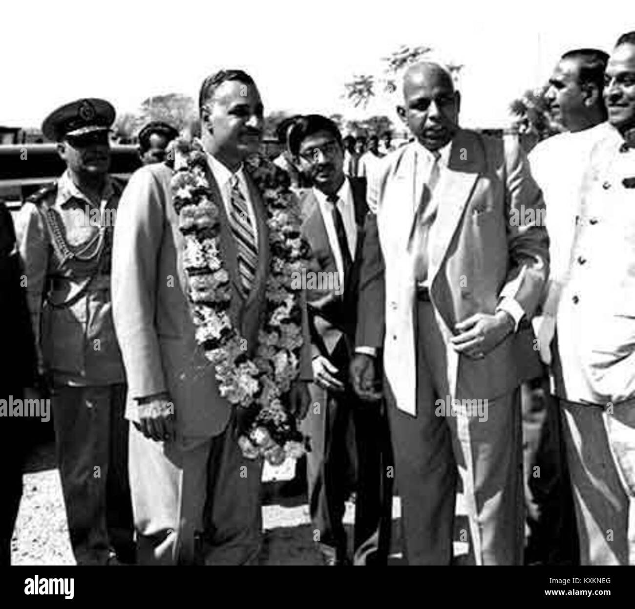 A public reception of Abdel Nasser in India (03 Stock Photo - Alamy