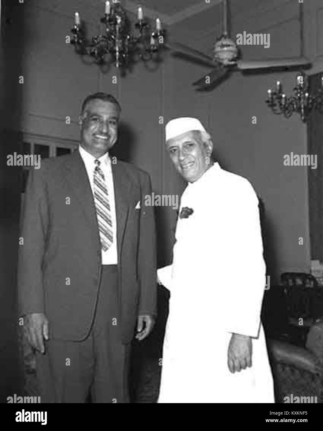 A public reception of Abdel Nasser in India (17 Stock Photo - Alamy
