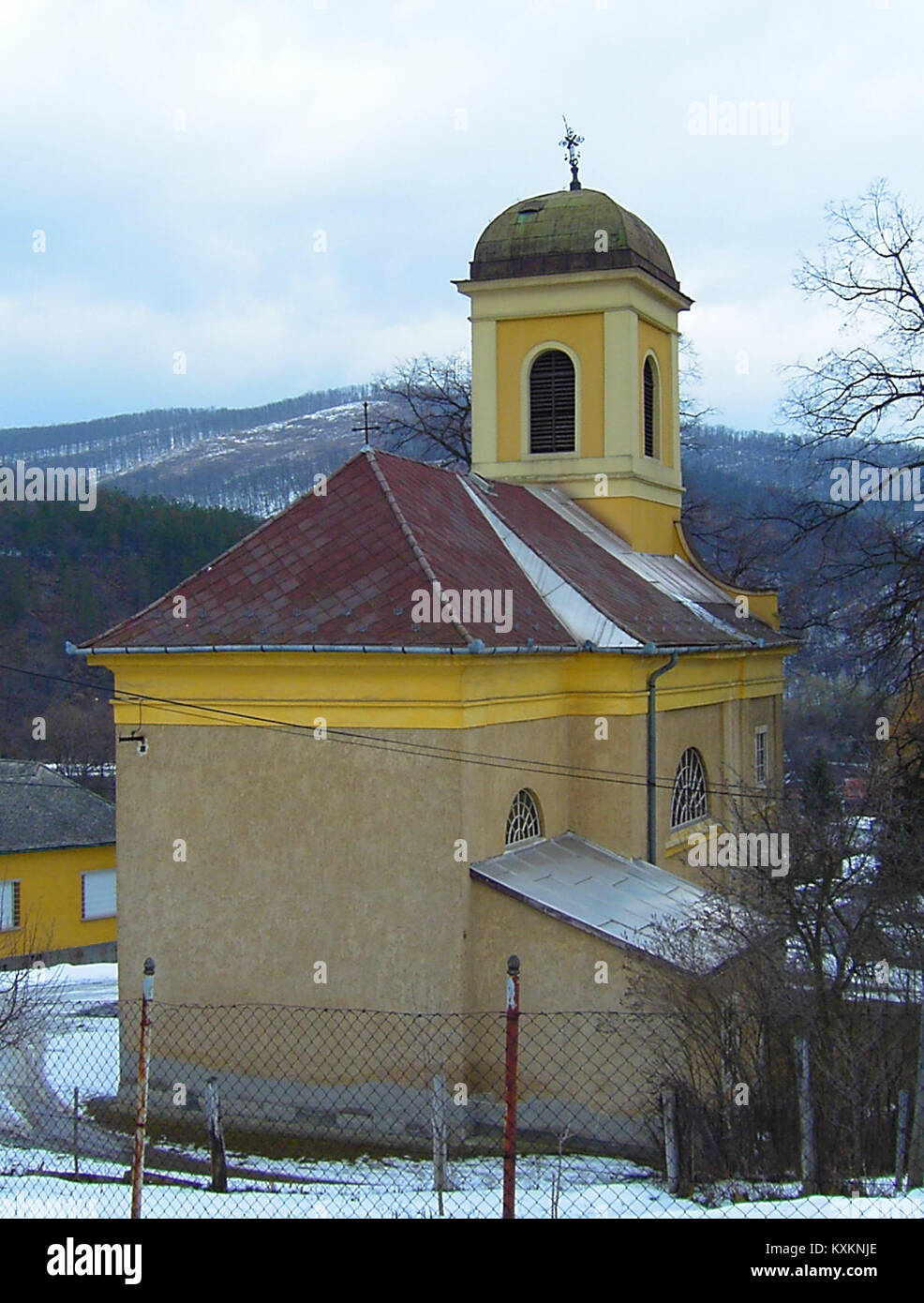 The Szarvaskó Roman Catholic Church, located in Hungary, showcases ...