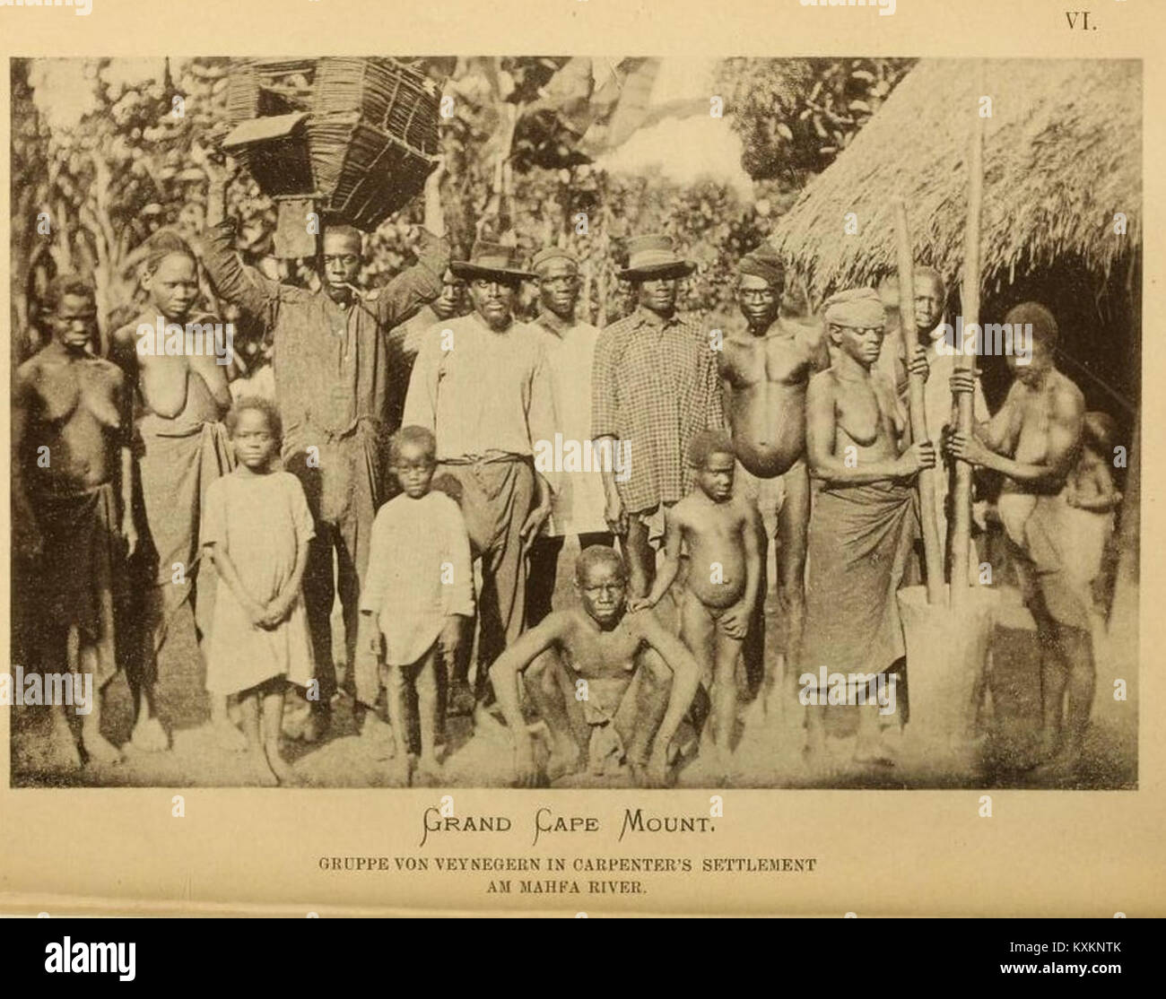 This 1890 Böttikofer record shows residents at Carpenter’s Settlement ...