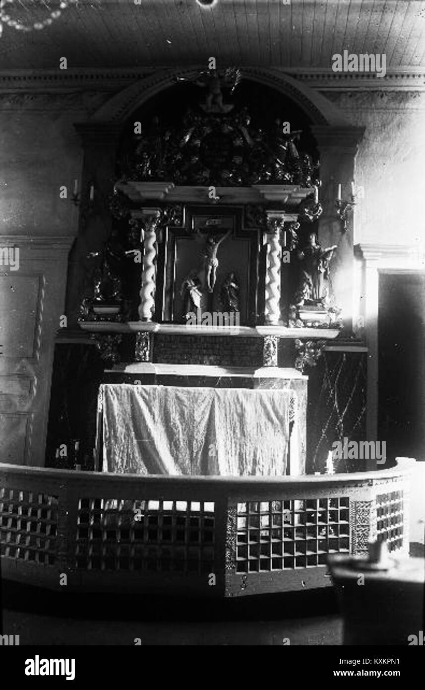 Photograph of the church organ inside Bälinge Church, highlighting its ...