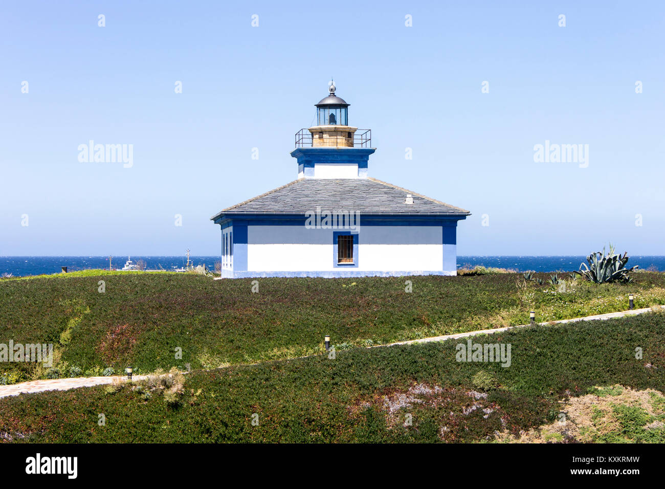 Illa Pancha in Ribadeo, Spain, a beautiful island with two lighthouses ...