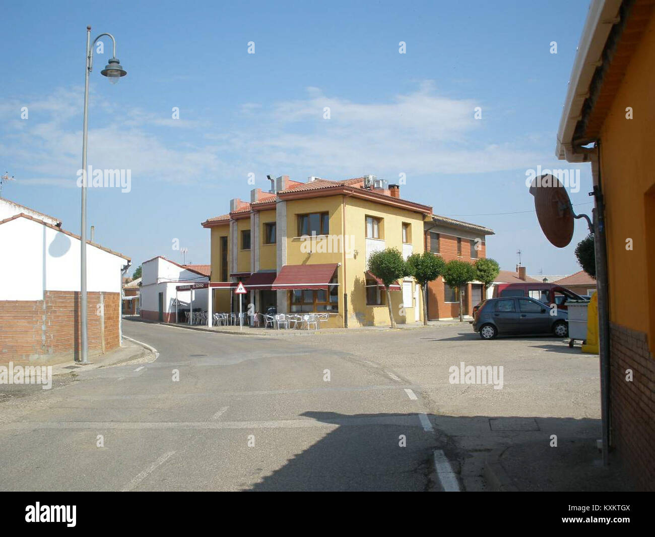 Photograph capturing Baños de Cerrato, Spain, showing town features ...