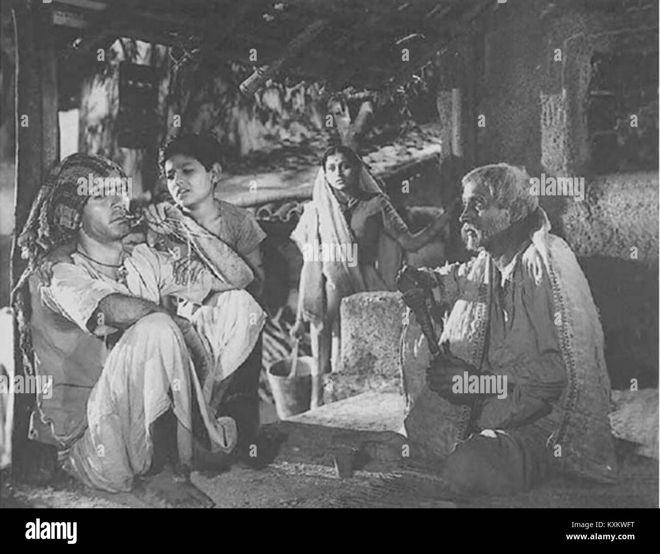 In the 1953 film *Do Bigha Zamin*, actors Balraj Sahni, Rattan Kumar, and Nana Palsikar portray ...