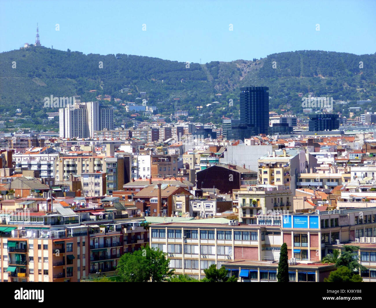 Panoramica barcelona hi-res stock photography and images - Alamy