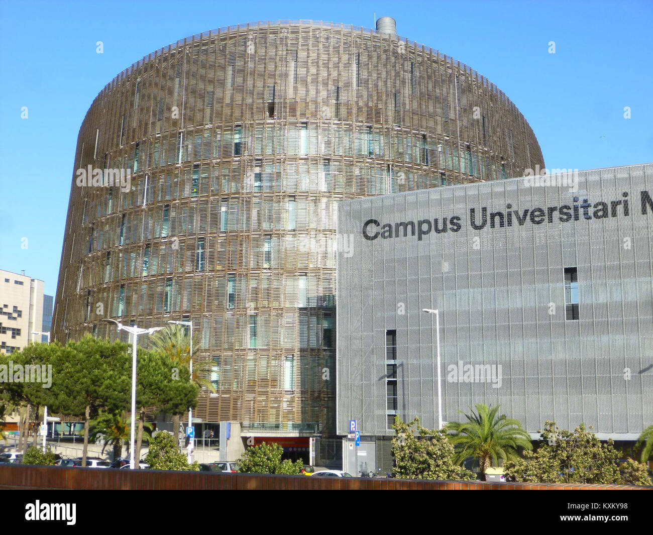 A reference to the Biomedical Research Park of Barcelona (PRBB) and the ...