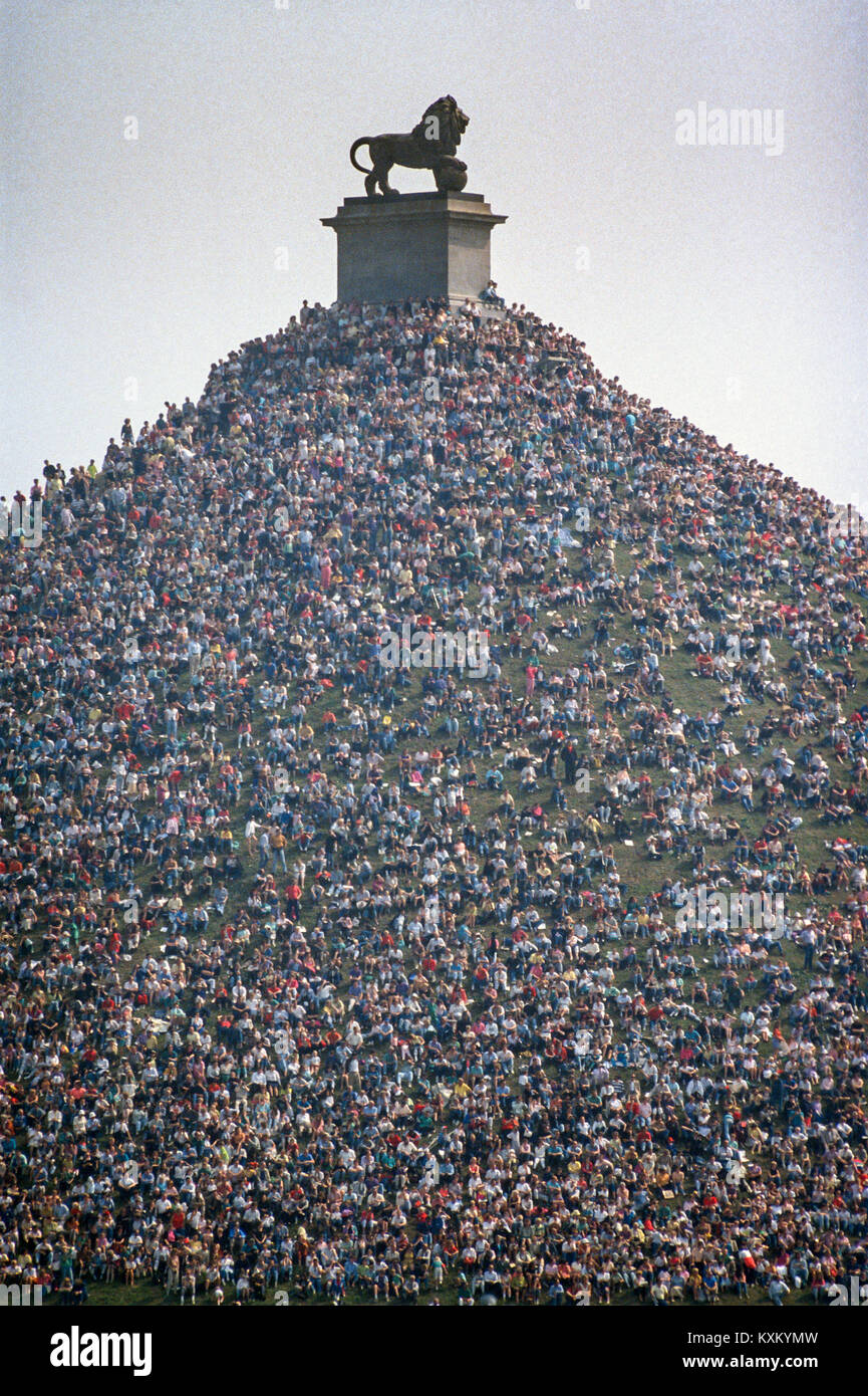 The Battle of Waterloo 175th anniversary re-enactment on June 19th 1990 ...
