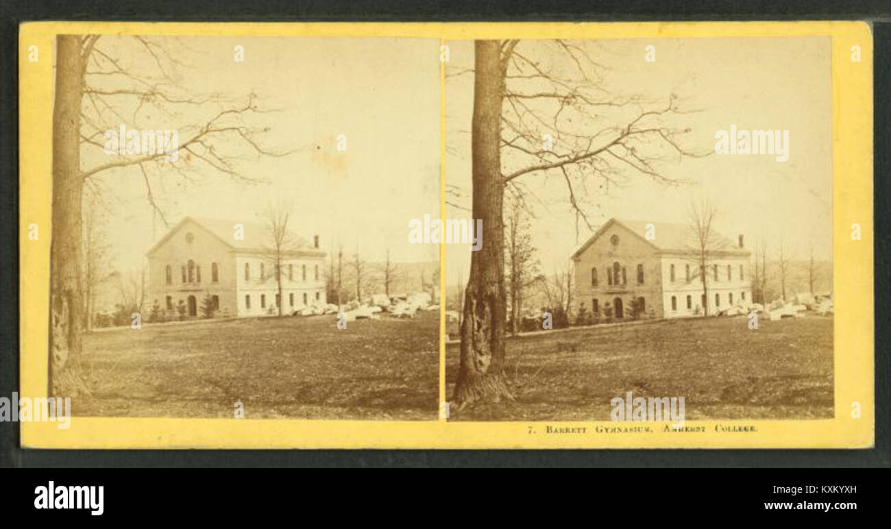 Photograph of Barrett Gymnasium at Amherst College, Massachusetts ...