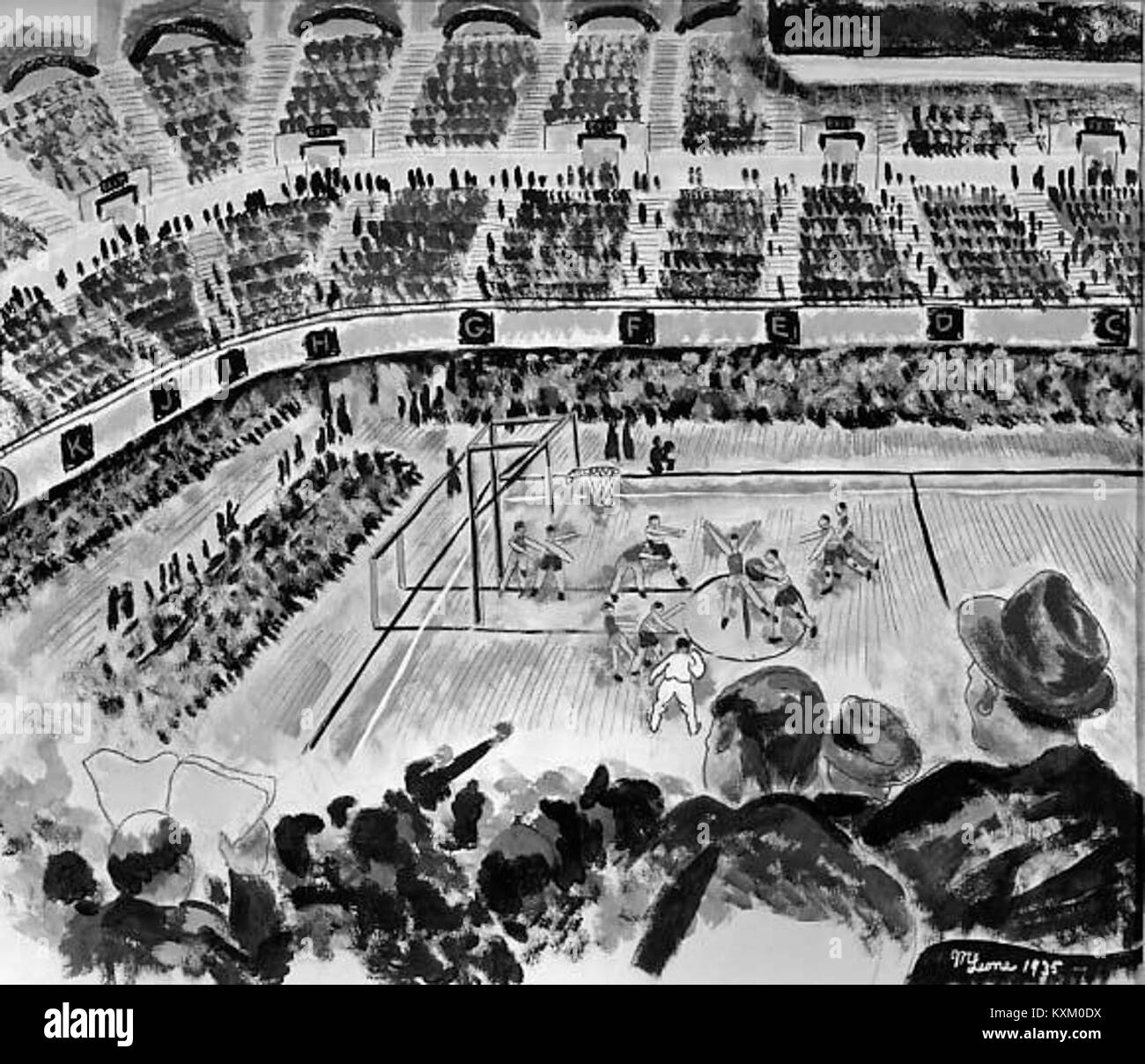 Sport hall Black and White Stock Photos & Images - Alamy