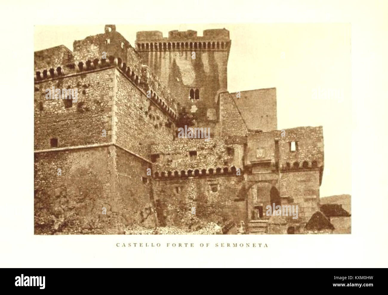The Castello Forte of Sermoneta is a medieval fortress located in the ...