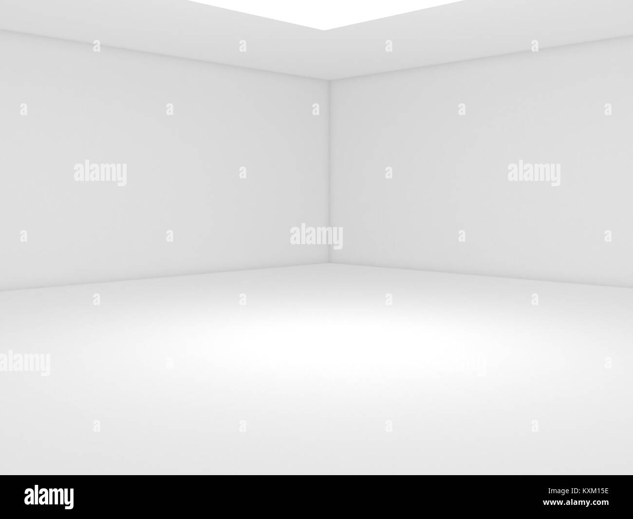 3d white empty room hi-res stock photography and images - Alamy