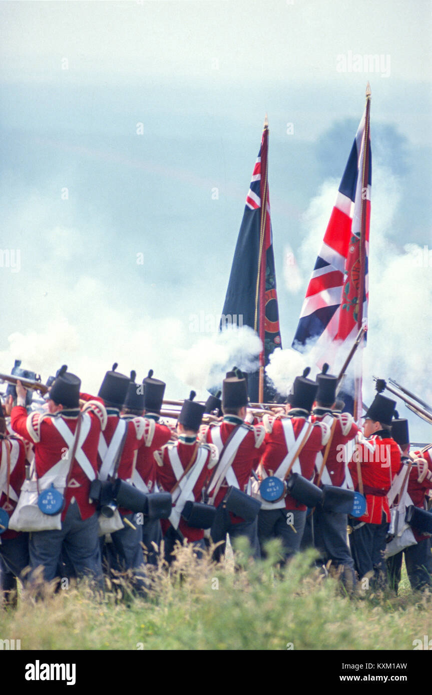 The Battle of Waterloo 175th anniversary re-enactment on June 19th 1990 ...