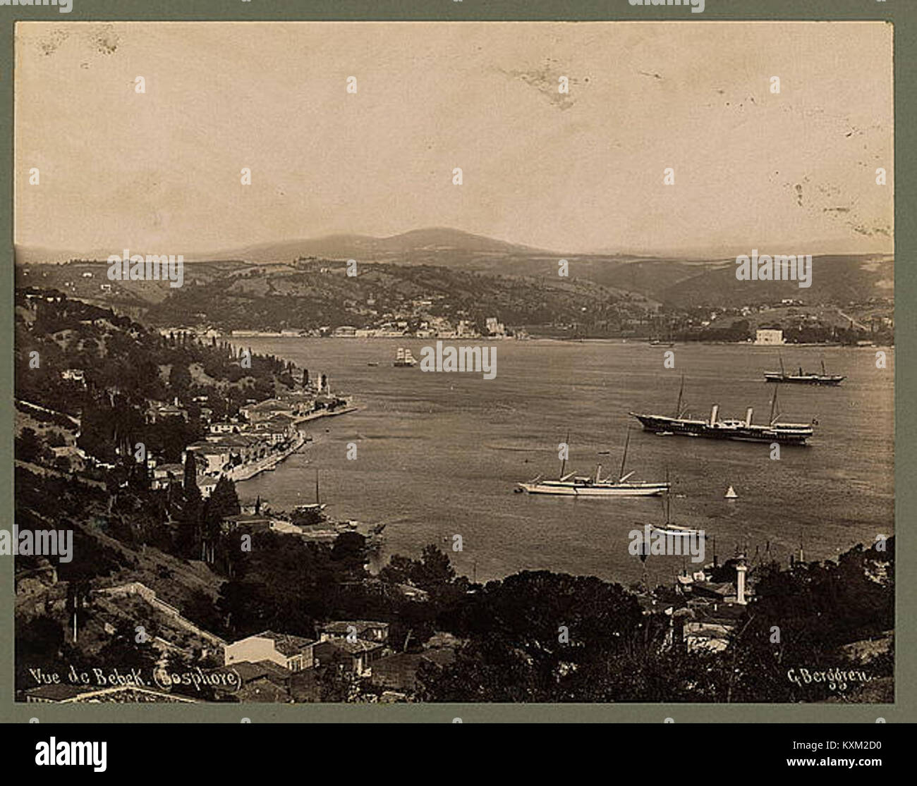 The area of Bebek in Besiktas, Istanbul, from 1870 to 1910, reflects ...
