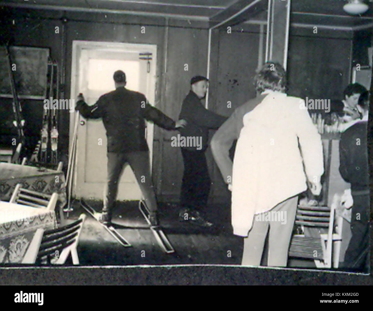 Photograph of the Bedančev house from 1963, showing residential ...