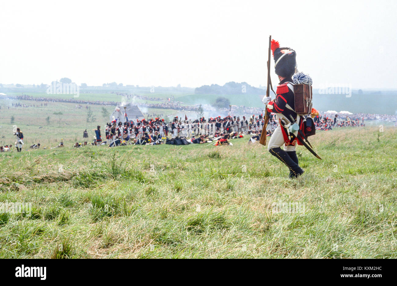 The Battle of Waterloo 175th anniversary re-enactment on June 19th 1990 ...