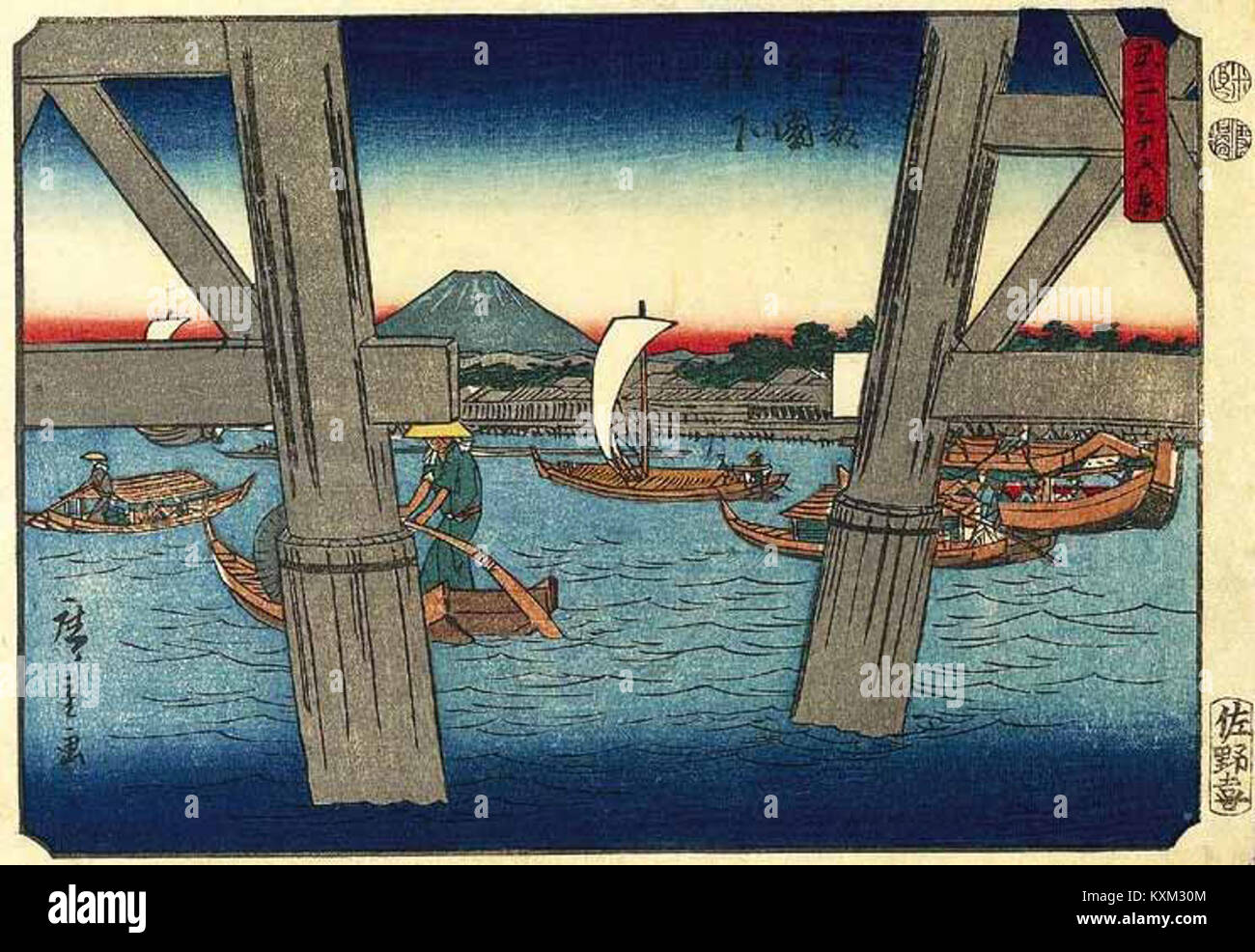 At ryogoku bridge in the eastern capital hi-res stock photography and ...