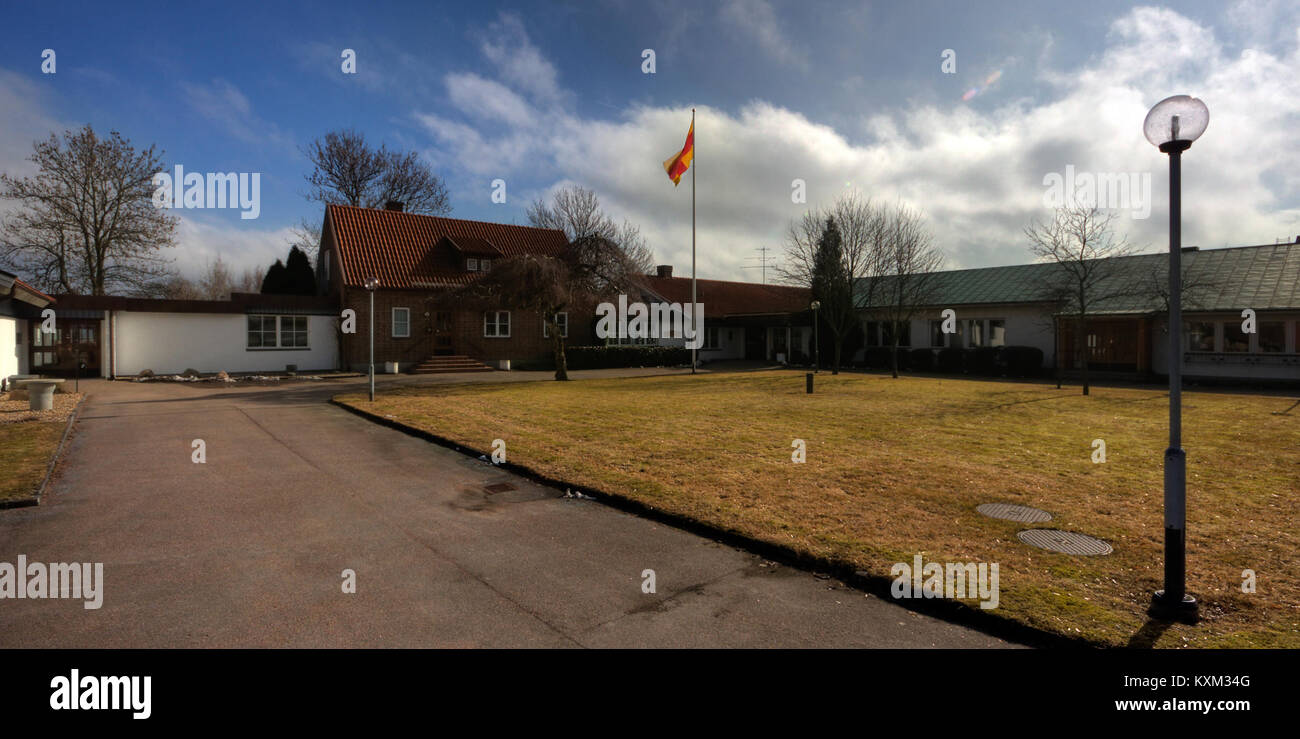 Bjuv’s parish hall in Sweden is a community building used for local ...